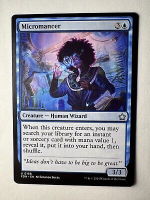x1 Micromancer FDN Foundations MTG 158 UNCOMMON M/NM 1x | eBay