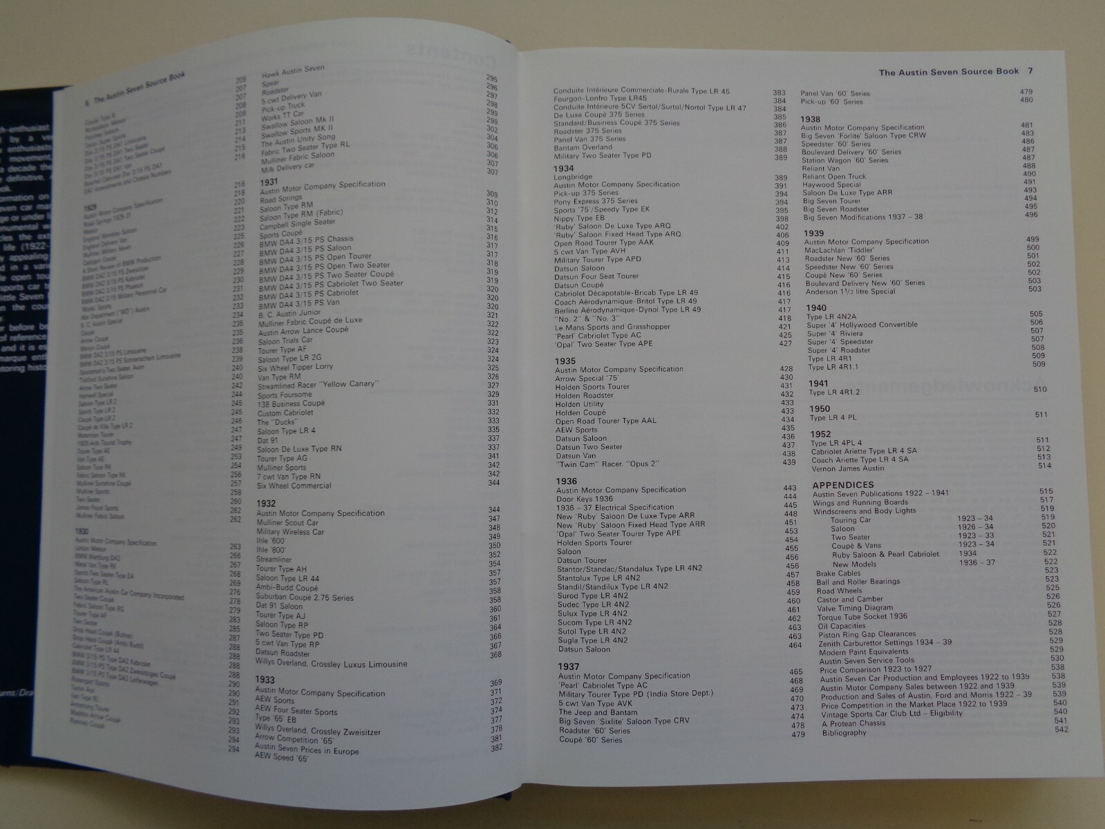 AUSTIN SEVEN 7 SOURCE BOOK by Bryan Purves 1st edition 1989 cw dust ...