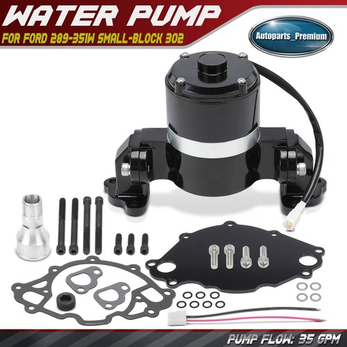Black Aluminum Electric Water Pump for Ford 289-351W Small-Block 302 ...