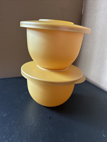 Tupperware Mini Impressions Gold Bowls Set If 2 Nos 550ml 3621A-5 | eBay