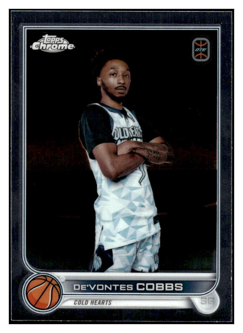 De'Vontes Cobbs RC 2023 Topps Chrome Overtime Elite #4 ROOKIE OTE NBA ...