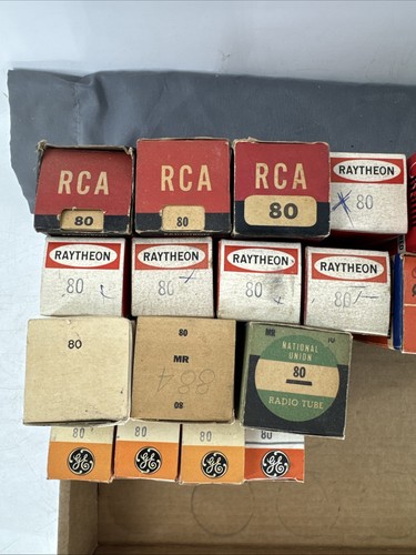Radio Electron Tubes #80, RCA, GE, Raytheon, Philco, Sylvania, L482 | eBay