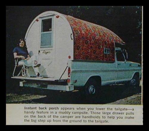 Cabover Camper Round Top 1971 HowTo Build Design PLANS Custom build to ...