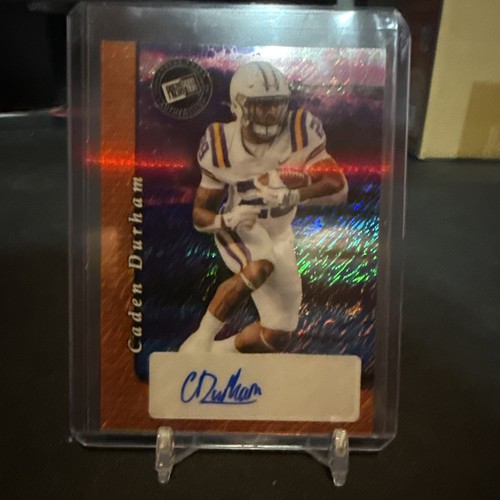 2024 Leaf Press Pass Caden Durham Autograph 3/10 No. 20A-CD1 | eBay