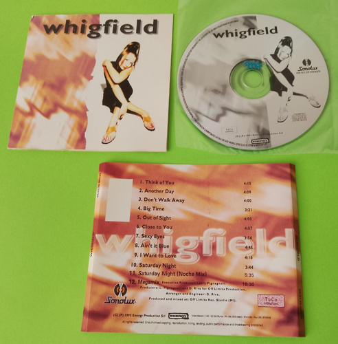 (Import) Whigfield - ST CD 1995 - Rare Edition - Masterboy Haddaway DJ ...