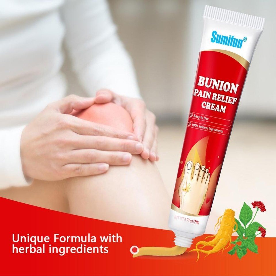 2X Foot Arching Bunion Pain Relief Ointment Toe Valgus Corrector Cream ...