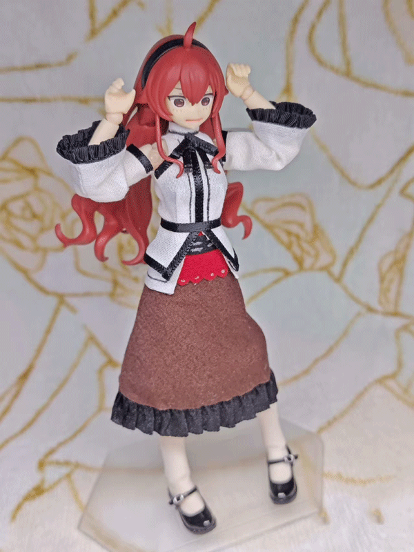 【No Figure】1/12Female Soldier Coat+Skirt Model for 6''figma Azone12 shf ...