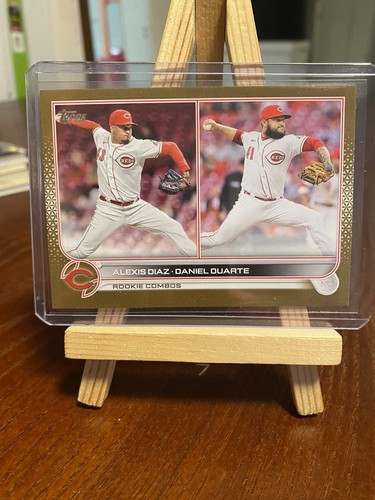2022 Topps Update Rookie Alexis Diaz Daniel Duarte Rookie Combo Reds ...
