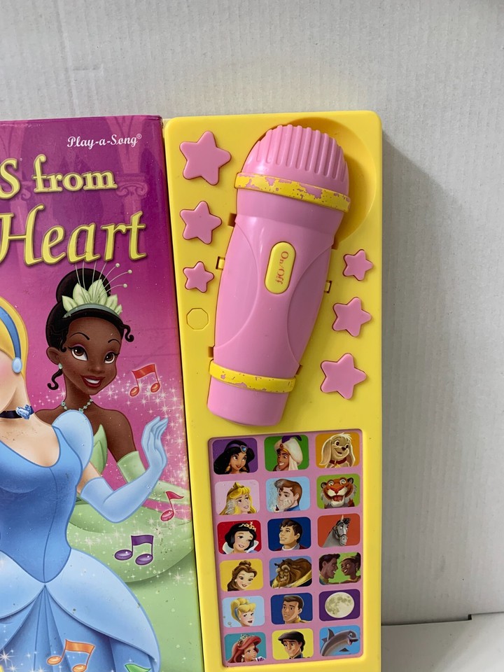 Disney Princess Songs from the Heart Music Song Sound Book OOP RARE ...