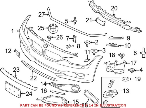 Genuine OEM Fog Light Trim for BMW 51117432616 | eBay