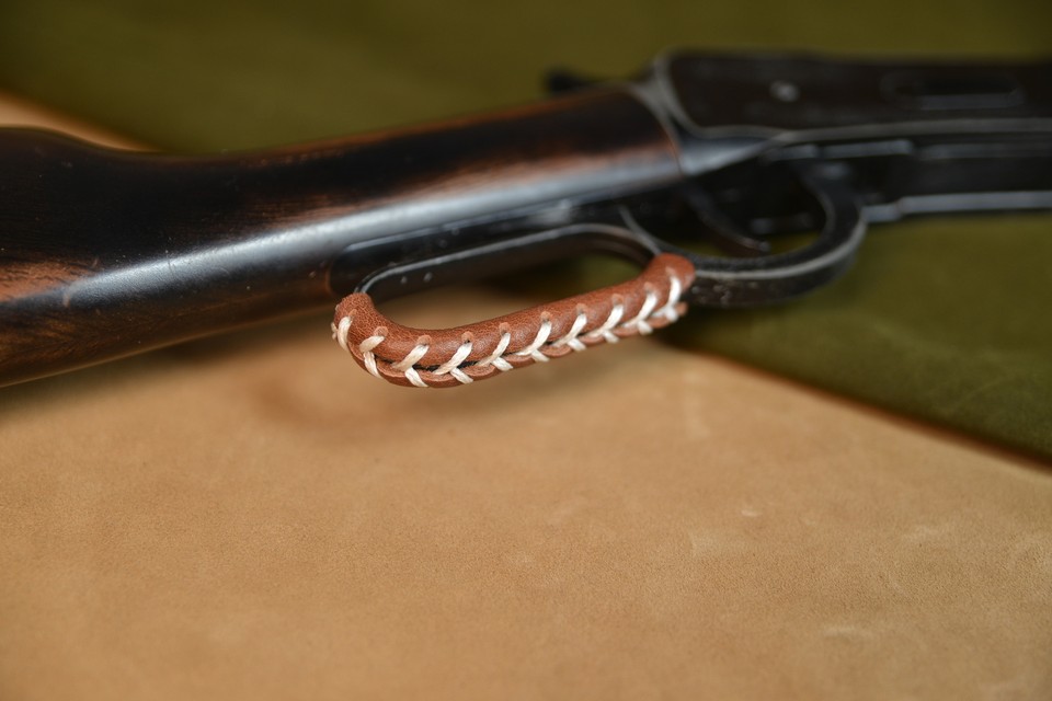 Premium Leather Lever Wrap Gun Wrap Protector For Lever Action Rifles ...