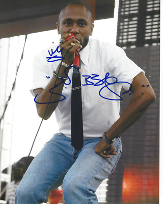 RAPPER MOS DEF - YASIIN BEY SIGNED AUTHENTIC 8X10 PHOTO w/COA BLACK ...