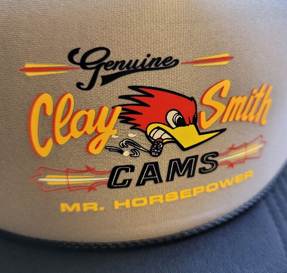 Clay Smith Cams MR HORSEPOWER vtg style TRUCKER HAT snapback Hot Rod ...