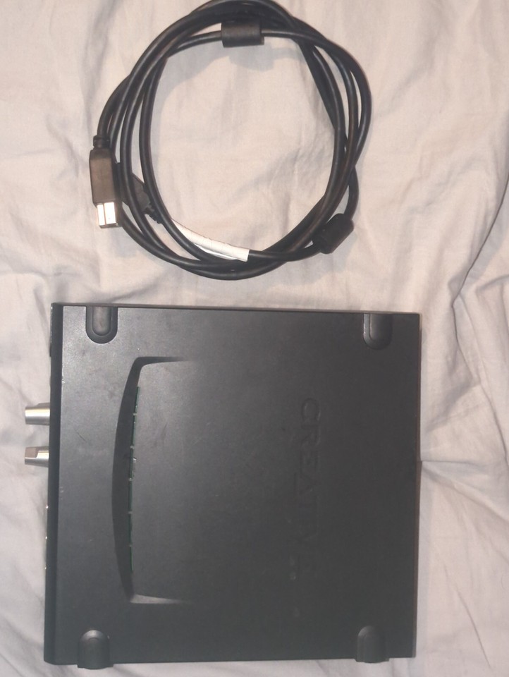 CREATIVE SOUND BLASTER EXTIGY EXTERNAL SOUND CARD - comes with USB ...