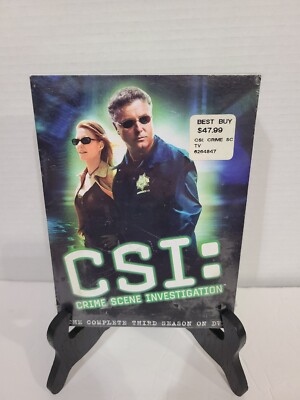 CSI📀 Crime Scene Investigation - The Complete Third Season 3 DVD, 2003 ...