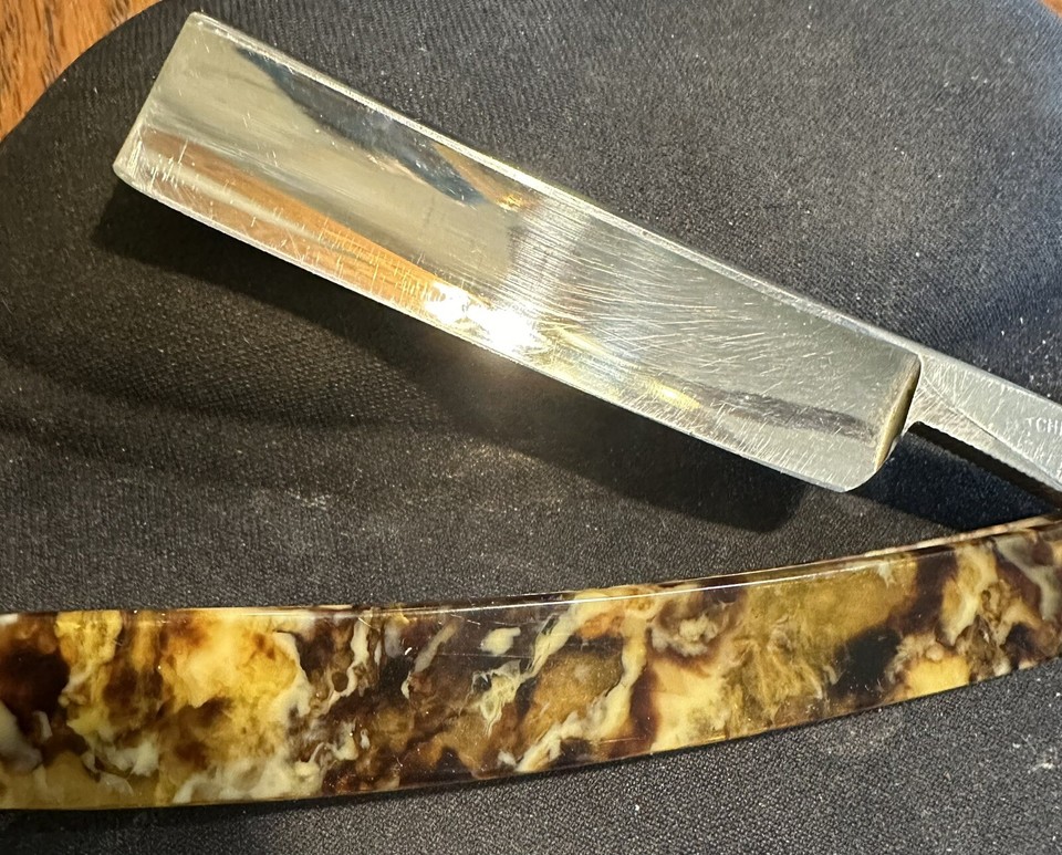 VINTAGE TORTOISE SHELL STRAIGHT RAZOR BUTCHER BROTHERS SHEFFIELD | eBay