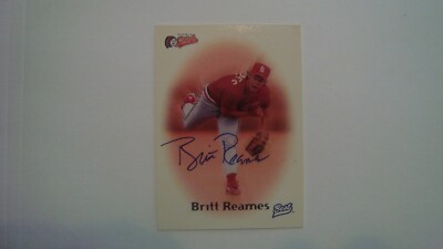 1998 Best Peoria Chiefs Britt Reames Autograph | eBay