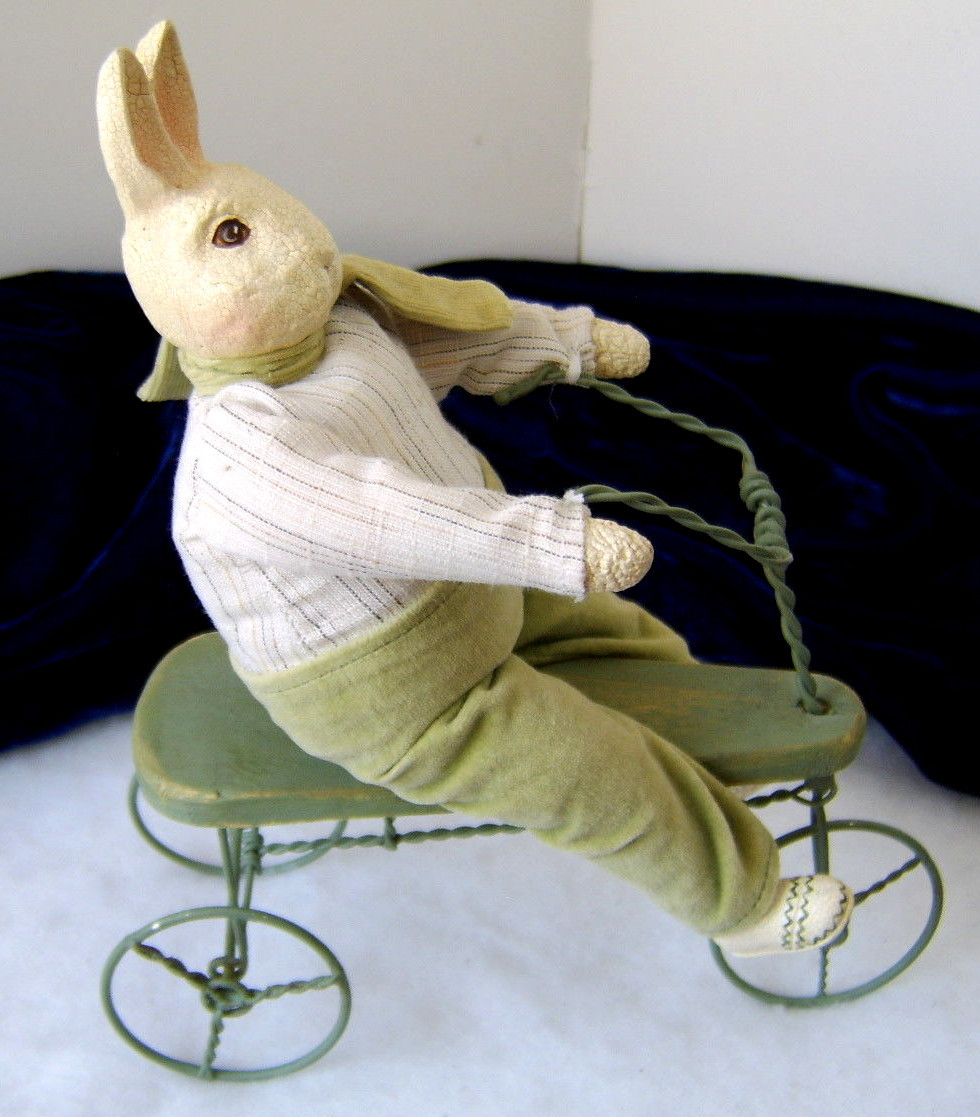 Easter Bunny Rabbit on Vintage Big Wheel Tricycle Bike | eBay