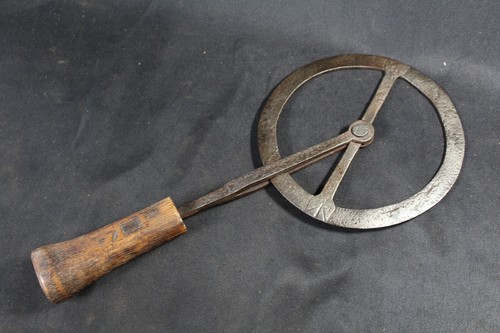 Antique Early Colonial Era Wheelwrights Traveler Ruler Wheel Measuring ...