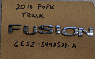 FORD FUSION 2010 RUNK FUSION EMBLEM APPLIQUE DECK LID DECKLID 6E5Z ...