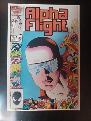 Alpha Flight #40 (1986, Marvel Comics) ~VF~ *25th Anniversary cover | eBay