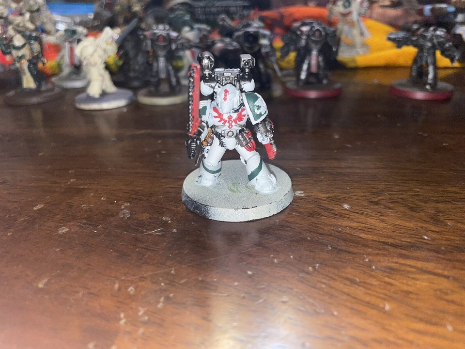 Warhammer 40k- Space Marines Dark Angels Apothecary Kitbash painted. S2 ...