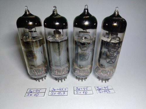 6P14P-K Matched Quad Gold Grid EL84 6BQ5 4pcs USED | eBay