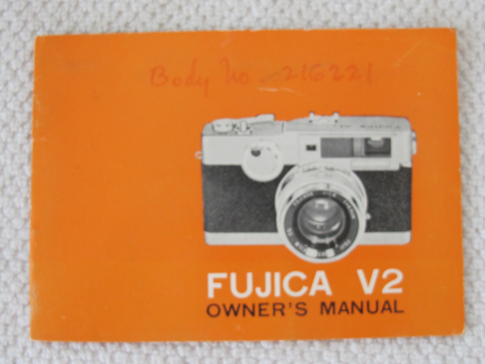 Genuine Original Fuji Fujica V2 Camera Instruction Manual English | eBay