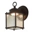 Portfolio Wall Lantern 1-Light 8.25-in Black Integrated Outdoor Wall ...
