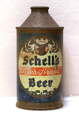 SCHELL'S Deer Brand HP cone top beer can from New Ulm, MN | eBay