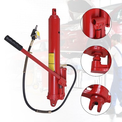8T Air and Hydraulic Long Ram Bottle Jack Engine Hoist 26.78"-45.67 ...