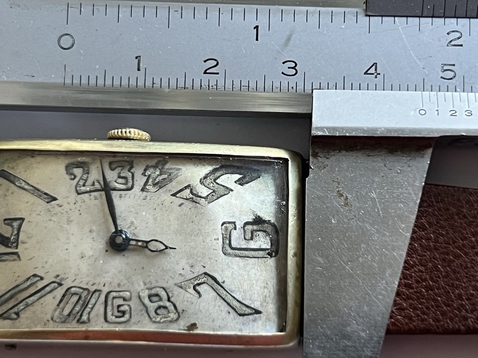 26x45 Exploding Numbers Jumbo Curvex Deco 20ies Watch | eBay UK