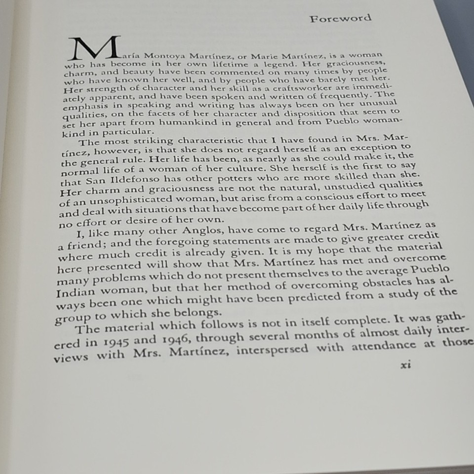 Maria: The Potter of San Ildefonso by Alice Marriott Hardcover | eBay