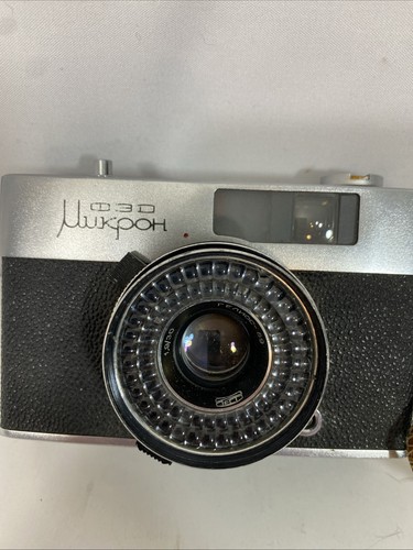 Vintage USSR CCCP Film Camera FED Mikron Gelios-89 Lens 1.9/30 | eBay