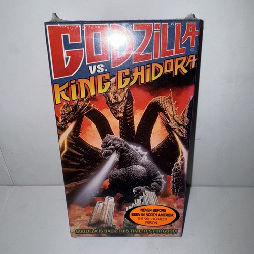 Vintage Godzilla Vs. King Ghidorah 1998 Tri Stars VHS Sealed | eBay