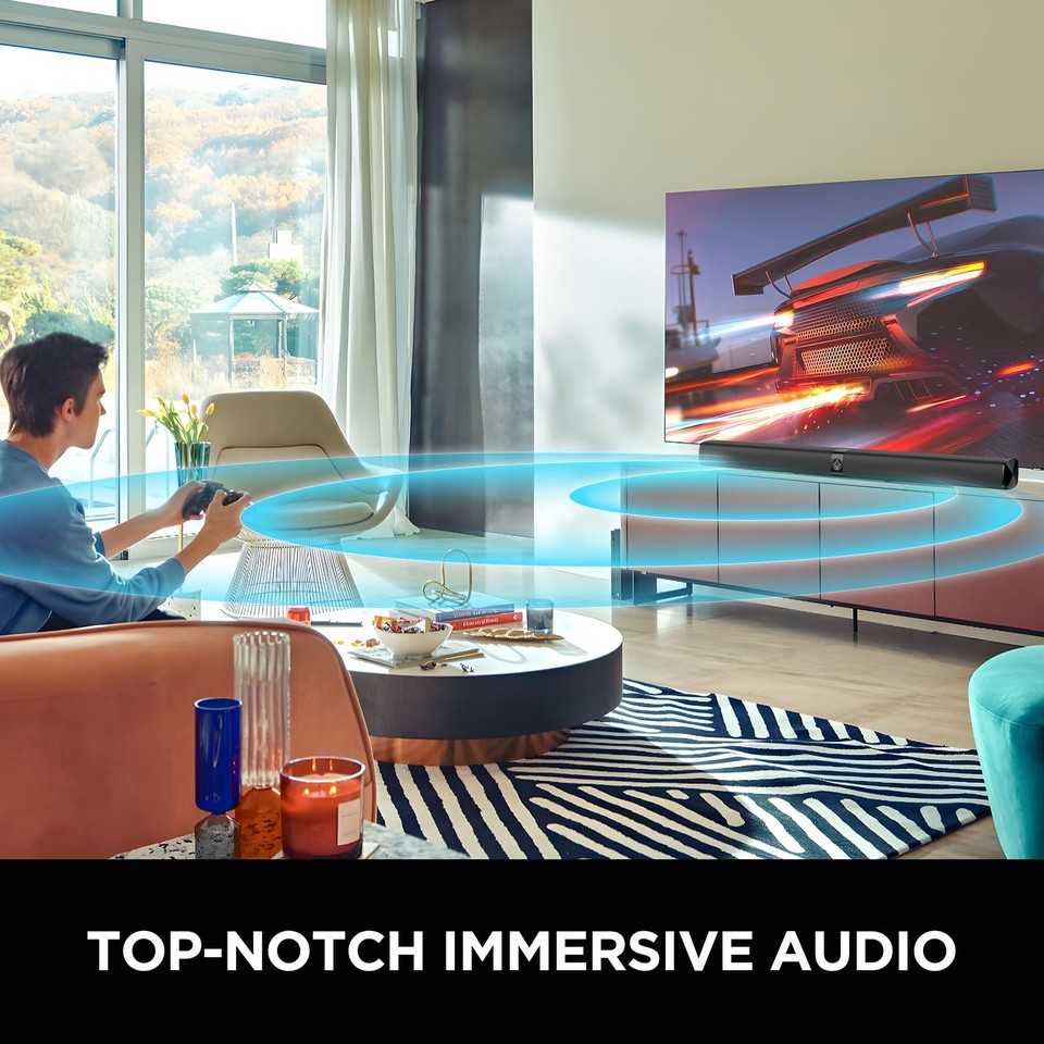 Sound Bar for Smart TV, Soundbar with Bluetooth/ARC/Opt/AUX Connect ...