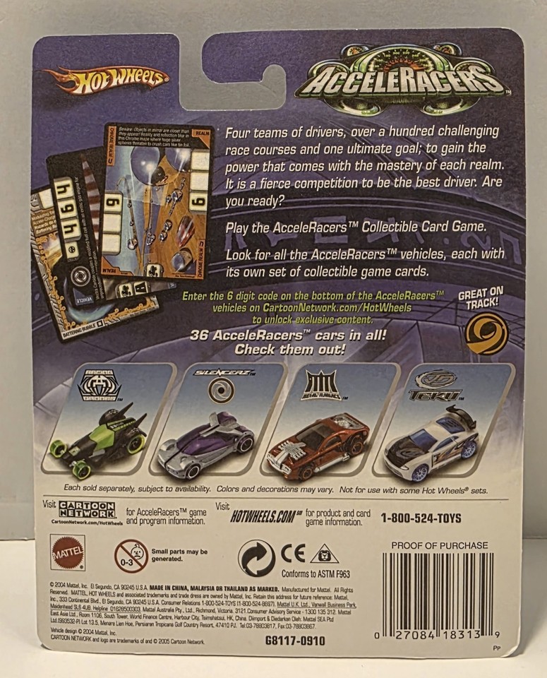 Hot Wheels 2005 AcceleRacers Silencerz Carbide 5 Of 9 | eBay