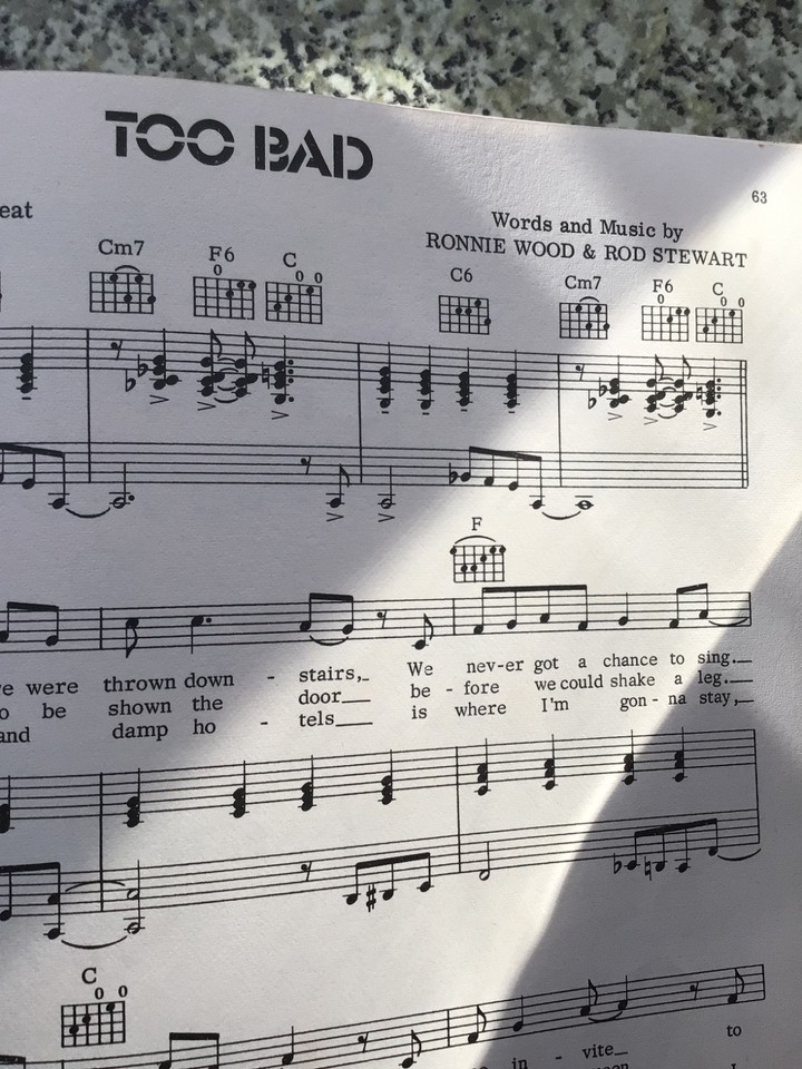 SHEET MUSIC - SONG BOOK - ROD STEWART - STORY BOOK 1974 | eBay UK