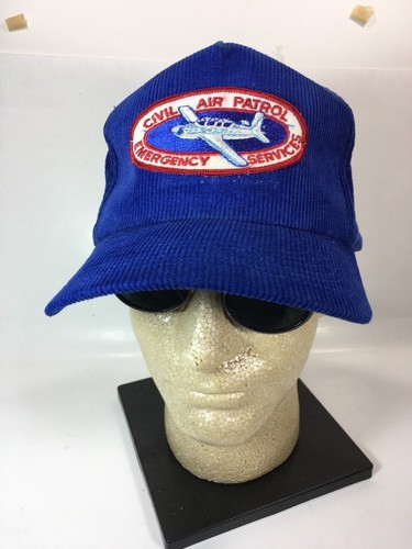 CIVIL AIR PATROL EMERGENCY SERVICES Patch Embroidered Corduroy Baseball ...