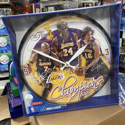 Los Angeles Lakers 2009 NBA Champions Wall Clock | eBay