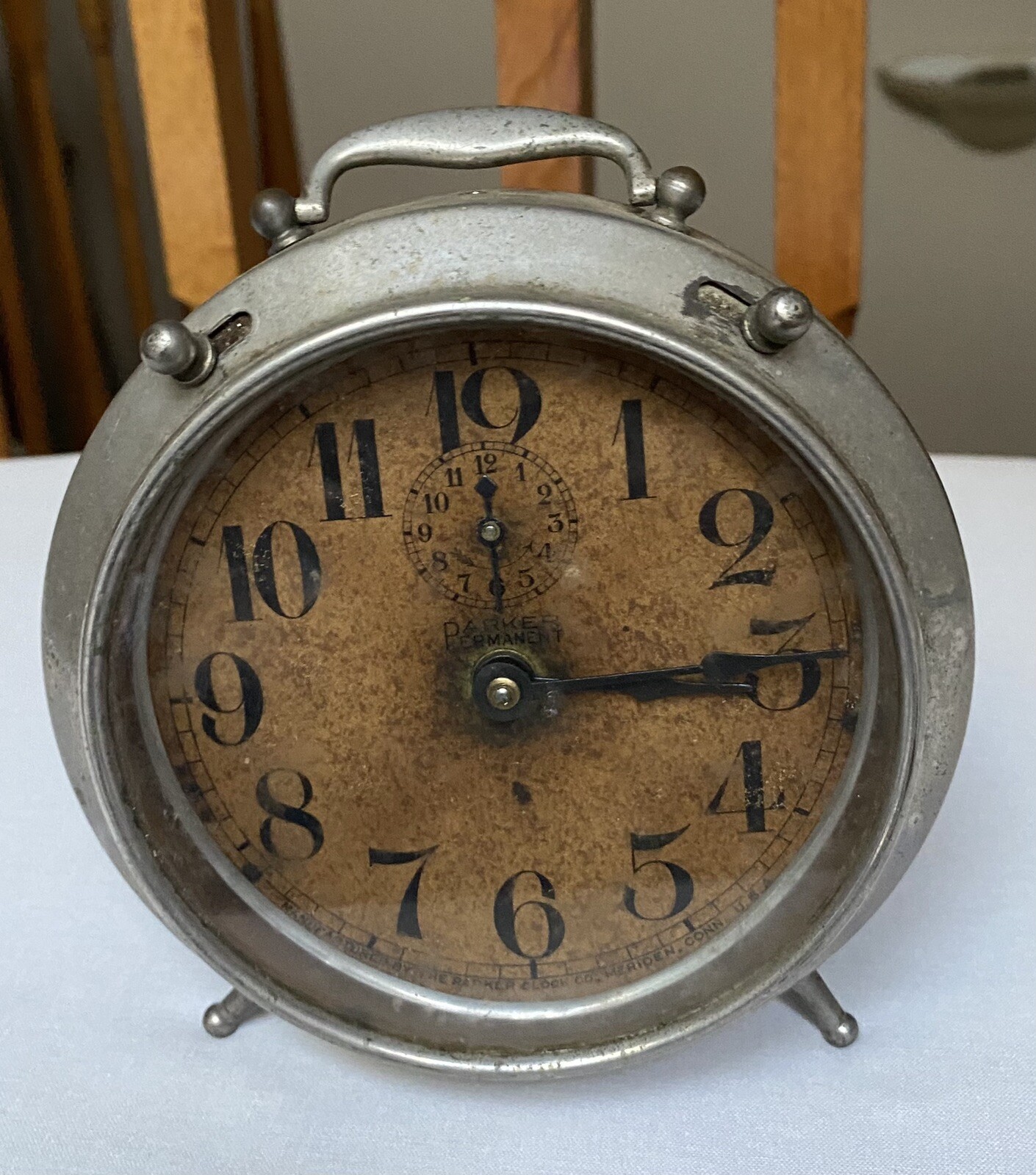antique parker permanent alarm clock | eBay
