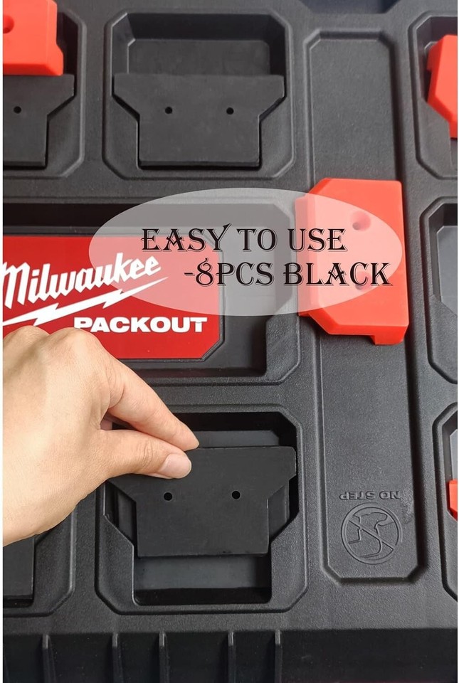 8 Pcs Mounting Feet for Milwaukee Packout,Mounting Plate Feet Mount ...