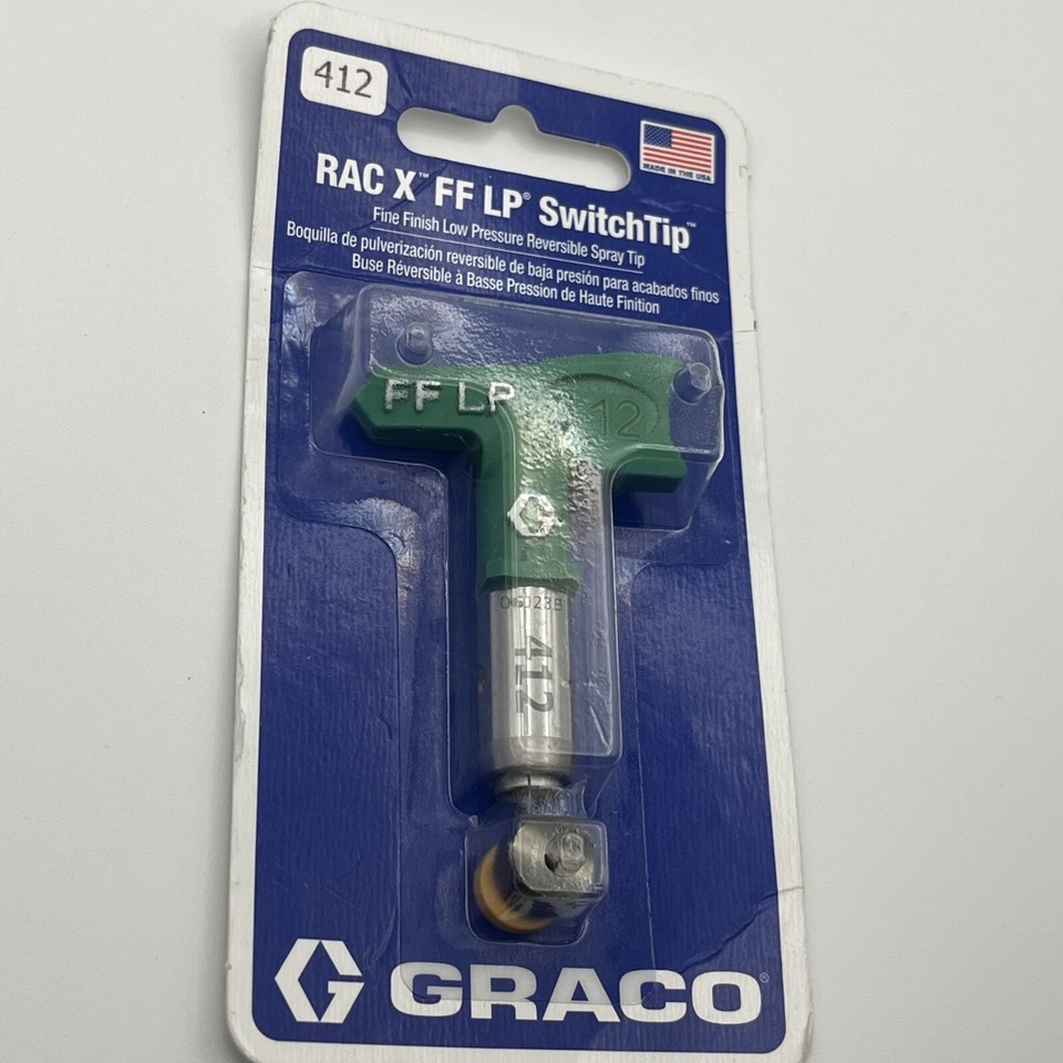 Graco (FFLP412) Fine Finish Low Pressure Reversible Tip RAC X FFLP ...
