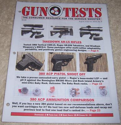 Gun Tests Journal / Magazine August 2016 | eBay