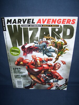 Wizard Magazine #222 March 2010 Used Marvel Siege Cover | eBay