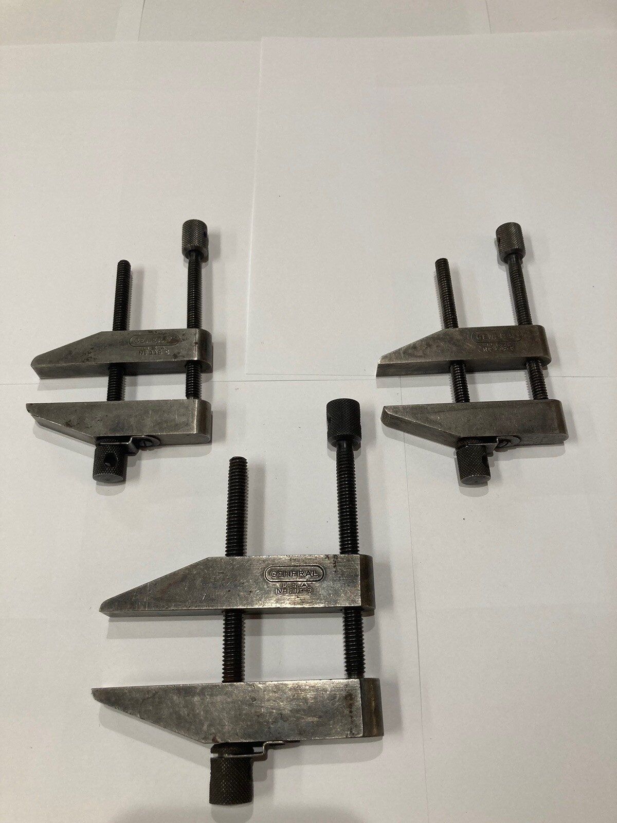 Machinist Lot of 3 General Brand Toolmaker Parallel Clamps | eBay