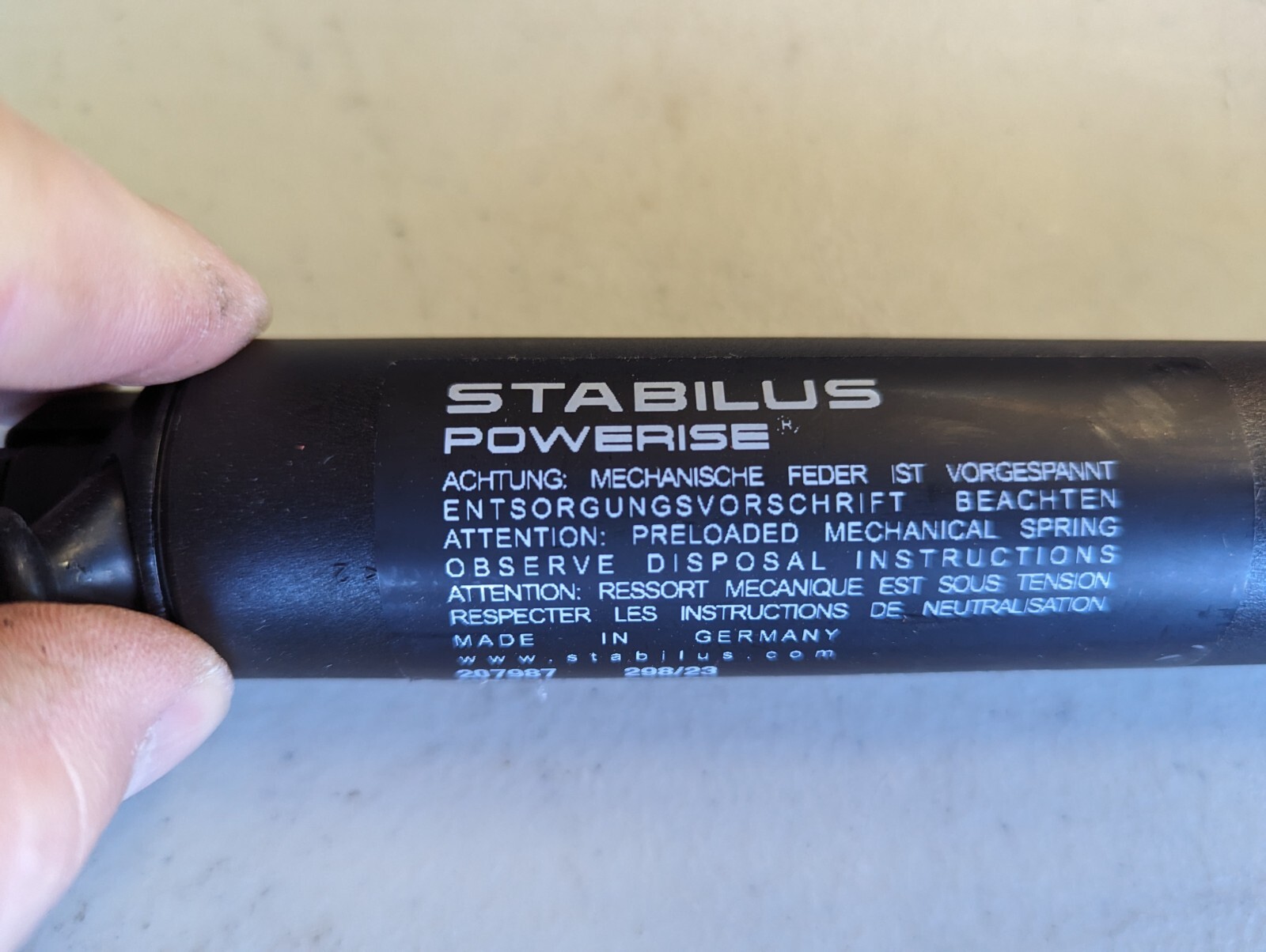 New Stabilus Powerise P21-C50200-00 207987 710162586E Power Trunk Lid ...