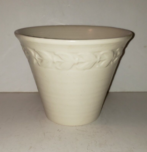 Vintage Red Wing Pottery Jardiniere Vase Planter Bowl With Relief ...