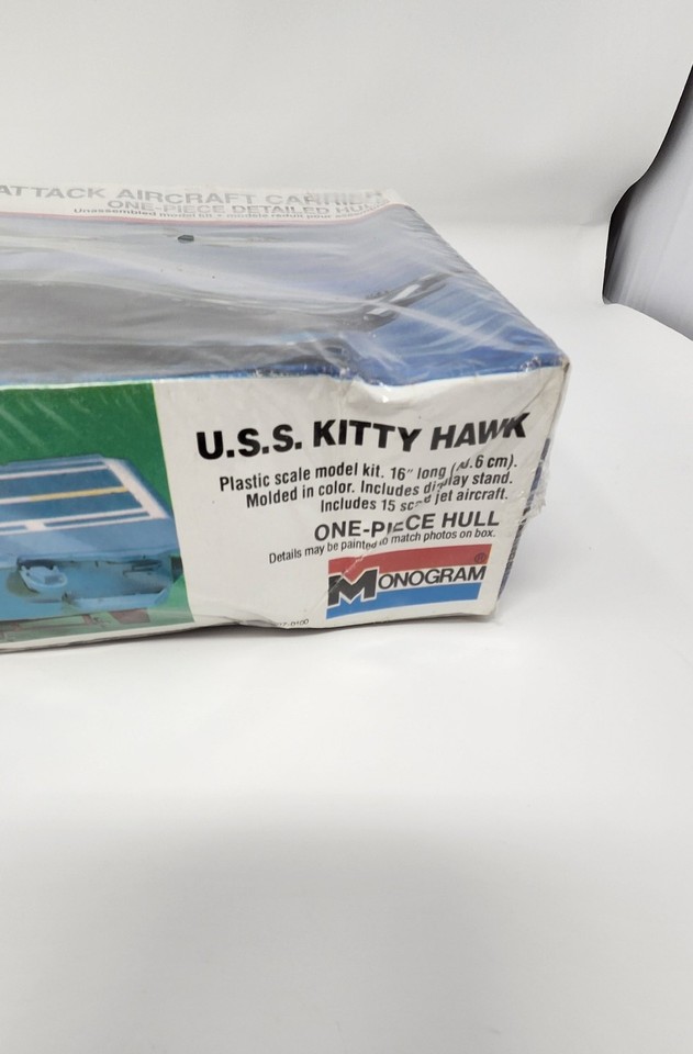1978 Sealed Monogram U.S.S. Kitty Hawk Model Kit | eBay