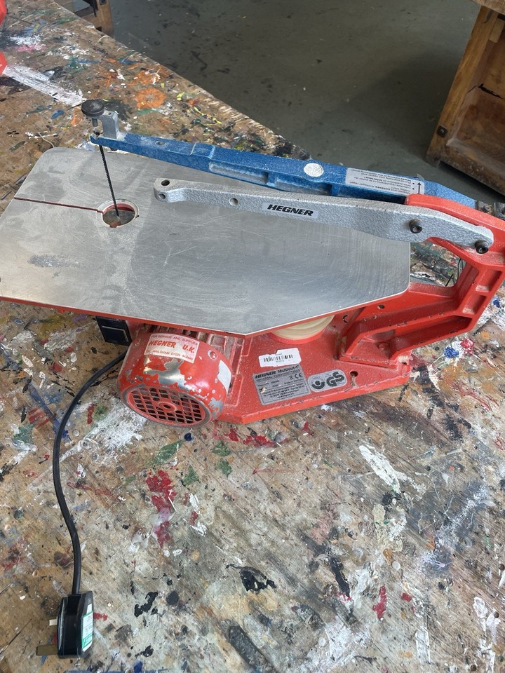HEGNER MULTICUT-1 SCROLL/FRET/JIGSAW SAW -USED - BOXED - WORKING ORDER ...